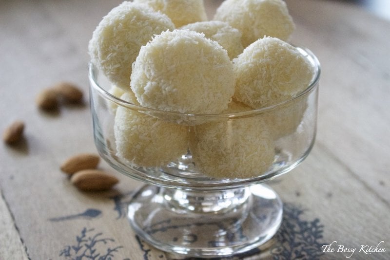 Homemade Raffaello Coconut Almond Confections