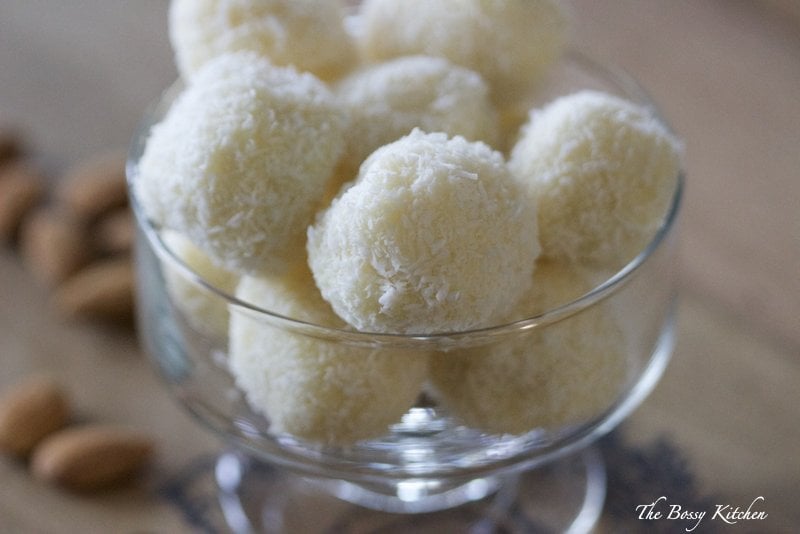 Homemade Raffaello Coconut Almond Confections – The Bossy Kitchen ...