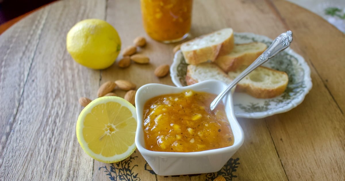 Apricot Jam With Ginger Almonds And Mint – The Bossy Kitchen
