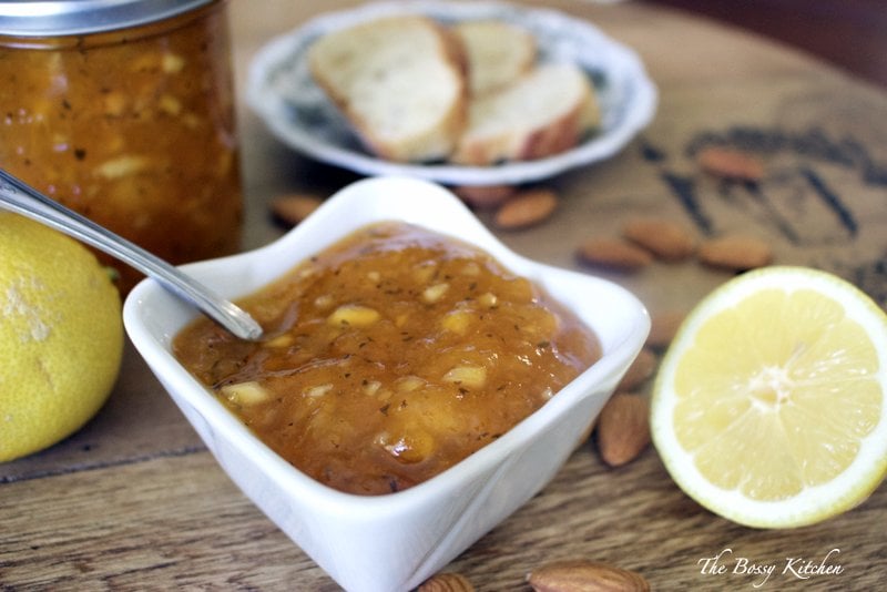 Apricot Jam With Ginger, Almonds And Mint – The Bossy Kitchen-Cooking ...