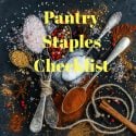Pantry Staples Checklist for The Bossy Kitchen