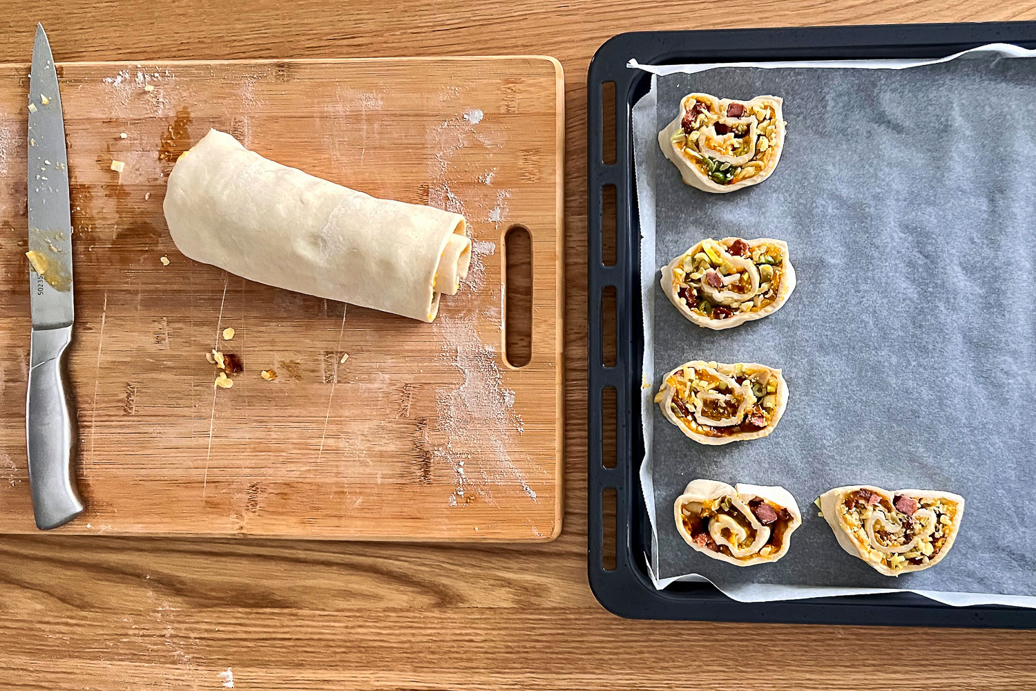Puff Pastry Log