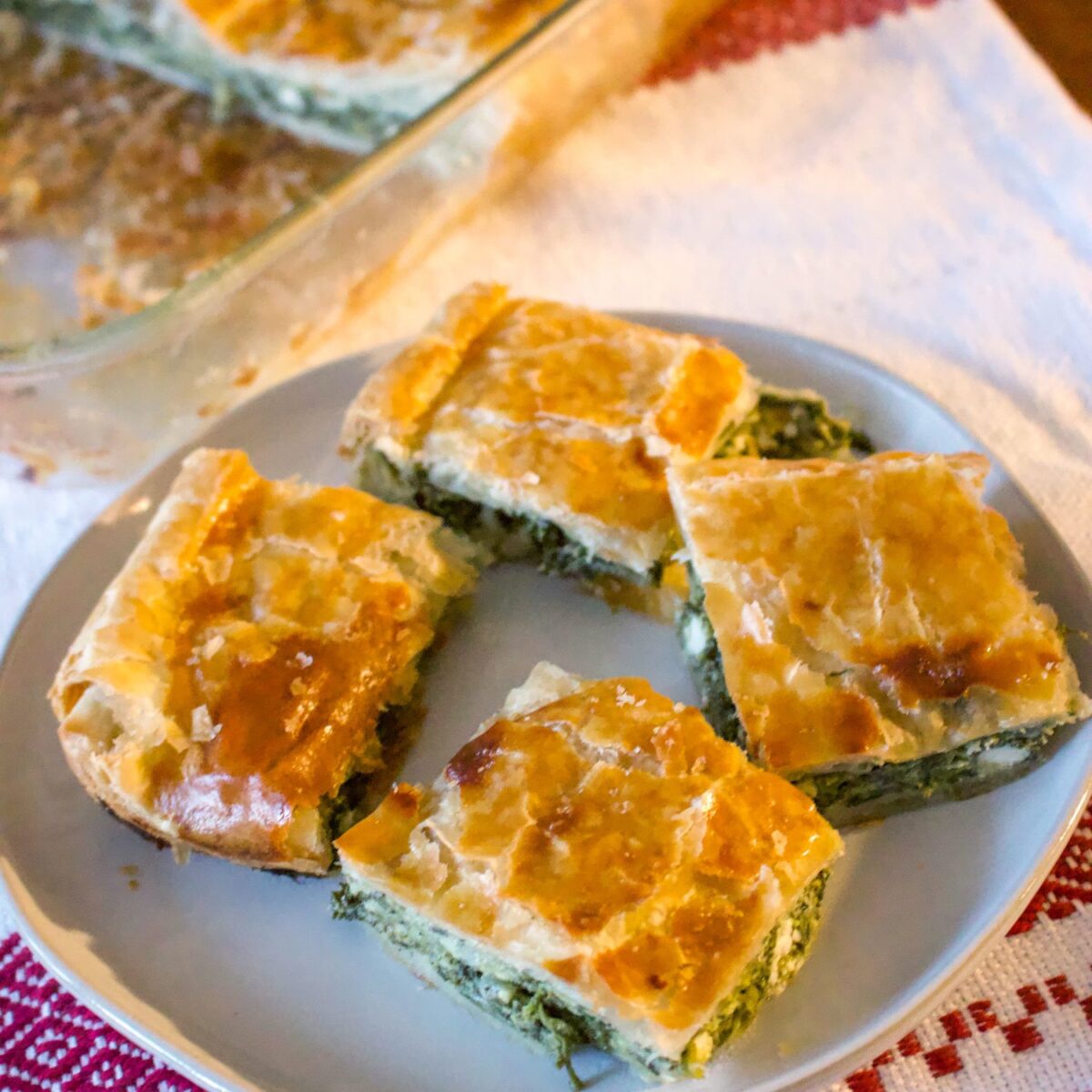 Romanian Spinach And Feta Cheese Pie
