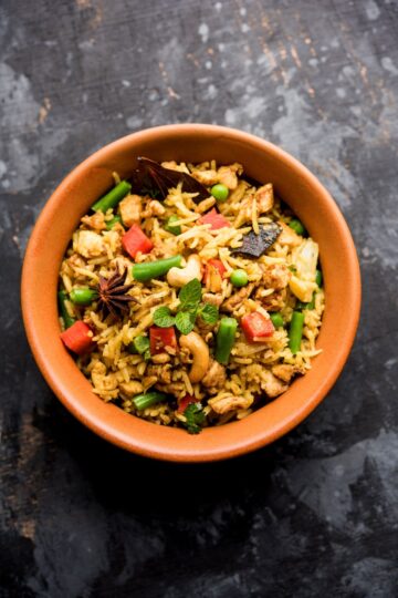 Rice Pilaf with Pork and Vegetables – The Bossy Kitchen