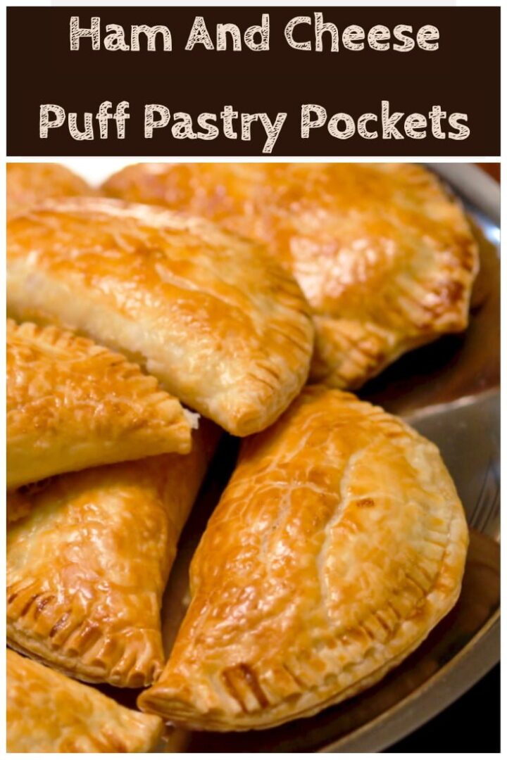 Ham And Cheese Puff Pastry Pockets – The Bossy Kitchen