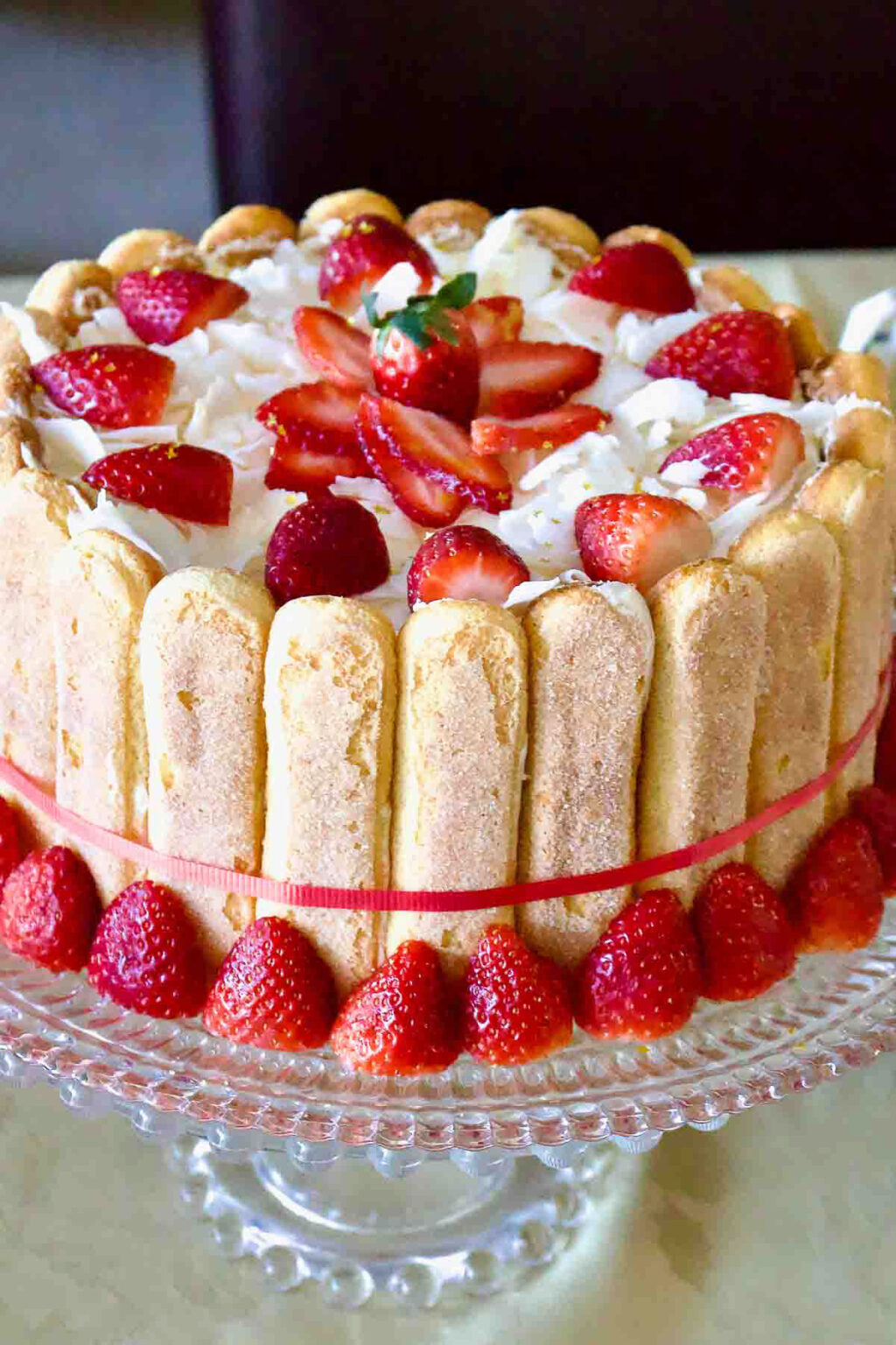 Charlotte Russe Cake- Classic European Recipe(No Bake) – The Bossy Kitchen