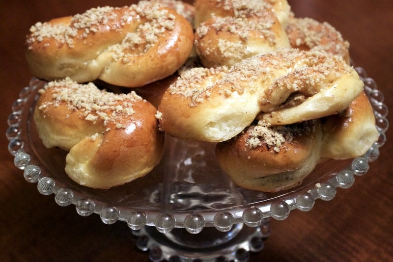 Mucenici- A Traditional Romanian Honey And Walnuts Pastry