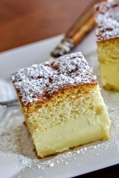 Easy Magic Cake With Vanilla - The Bossy Kitchen