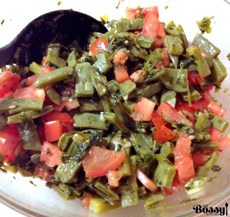 Authentic Mexican Cactus Leaves Salad (Ensalada De Nopales) – The Bossy ...