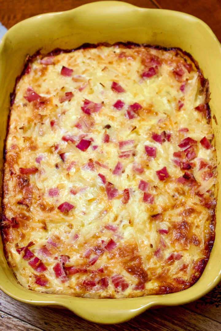 Ham and Cheese Hash Brown Casserole – The Bossy Kitchen