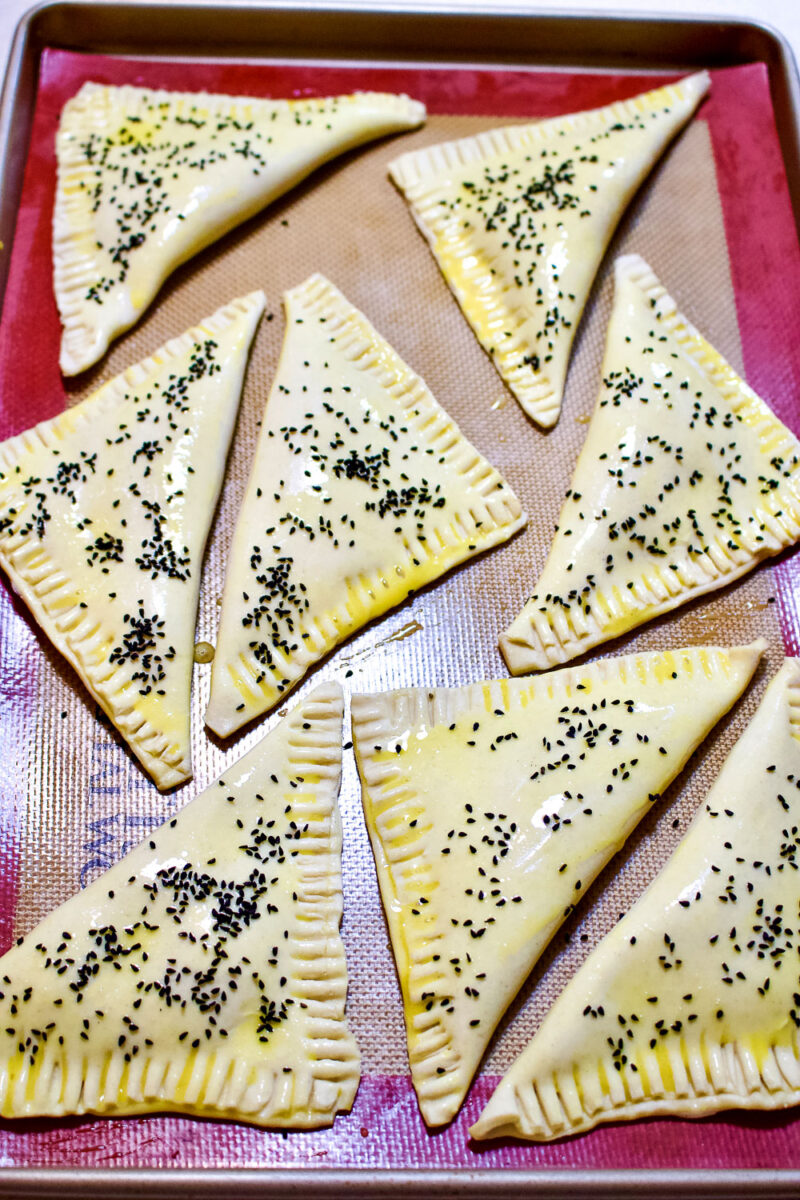 Savory Feta and Black Caraway Pastries- The Bossy Kitchen