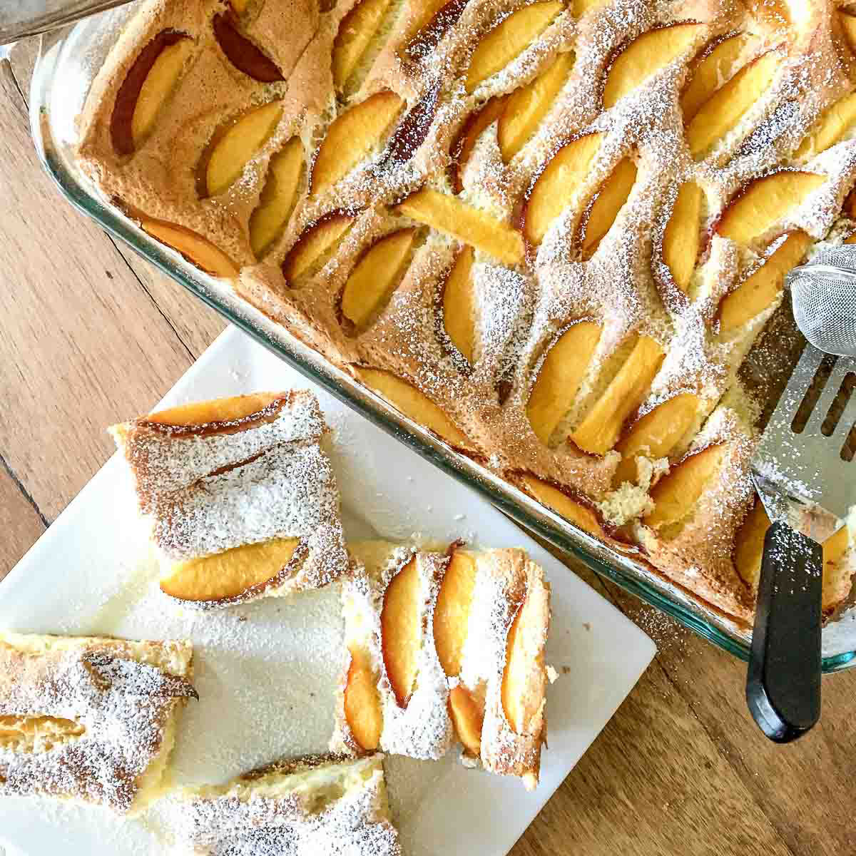 Old Fashioned Peach Cake Recipe