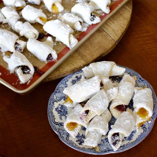 Romanian Rugelach(Cornulete Cu Gem)- The Bossy Kitchen