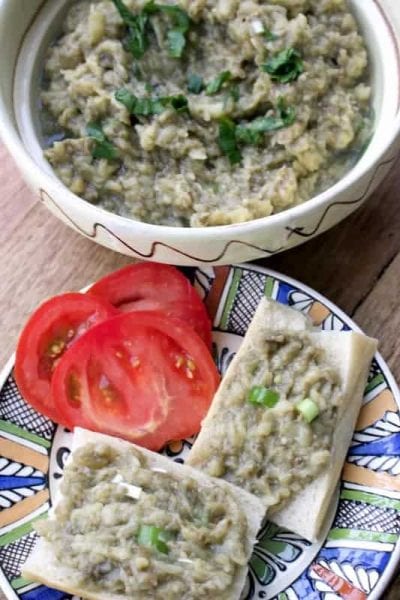 Traditional Romanian Eggplant Salad (Salata De Vinete)