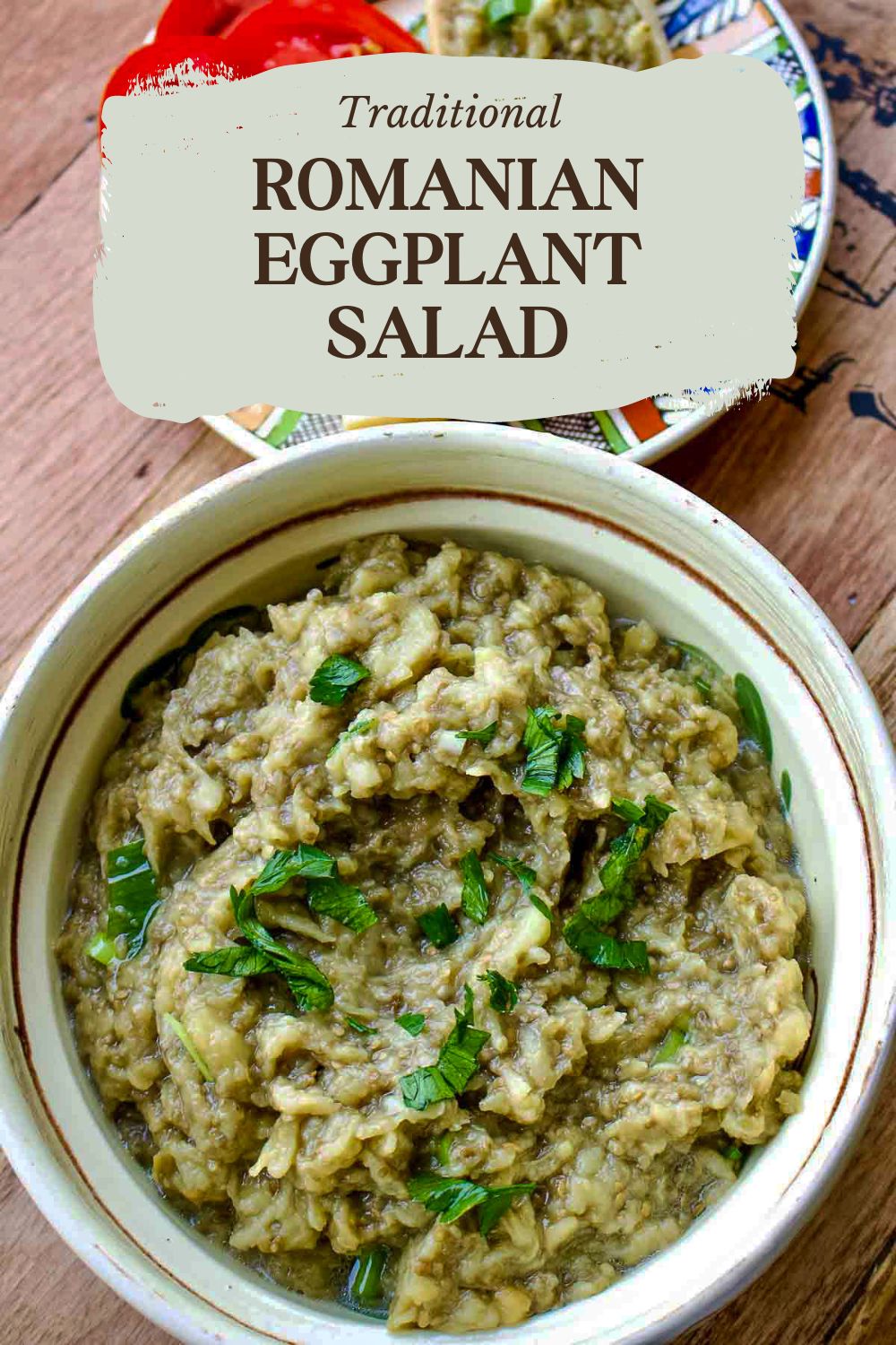 Romanian Roasted Eggplant Salad (Salata De Vinete) – The Bossy Kitchen