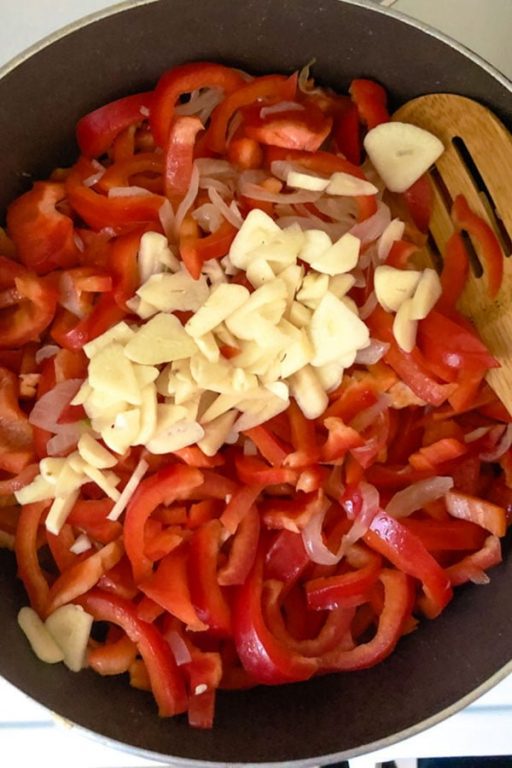 Lecsó- Hungarian Pepper-Tomato Stew- The Bossy Kitchen
