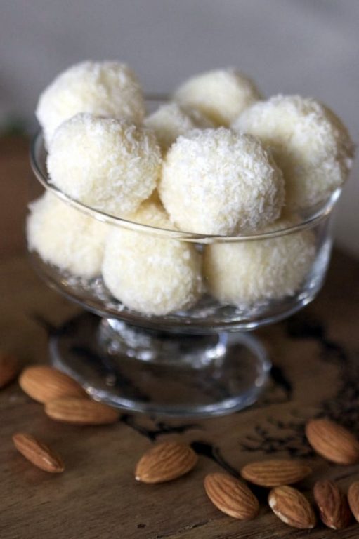 Homemade Raffaello Coconut Almond Confections – The Bossy Kitchen