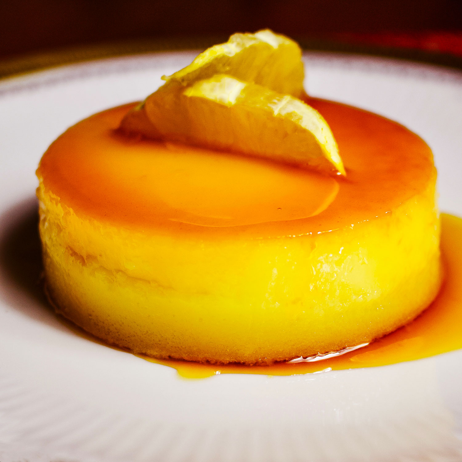 Spanish Orange-Almond Flan Recipe- The Bossy Kitchen