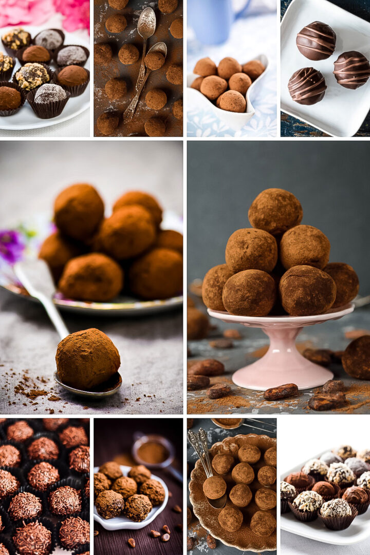 Homemade Chocolate Truffles- The Bossy Kitchen
