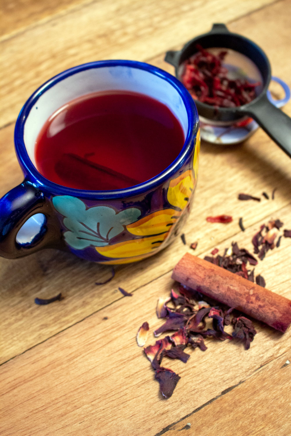 Hibiscus-Cinnamon Tea- Te De Jamaica Y Canela