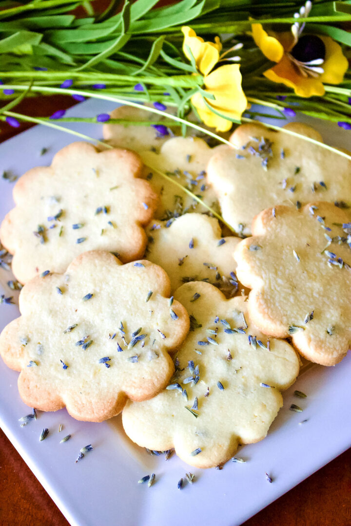 Lemon Lavender Butter Cookies – The Bossy Kitchen