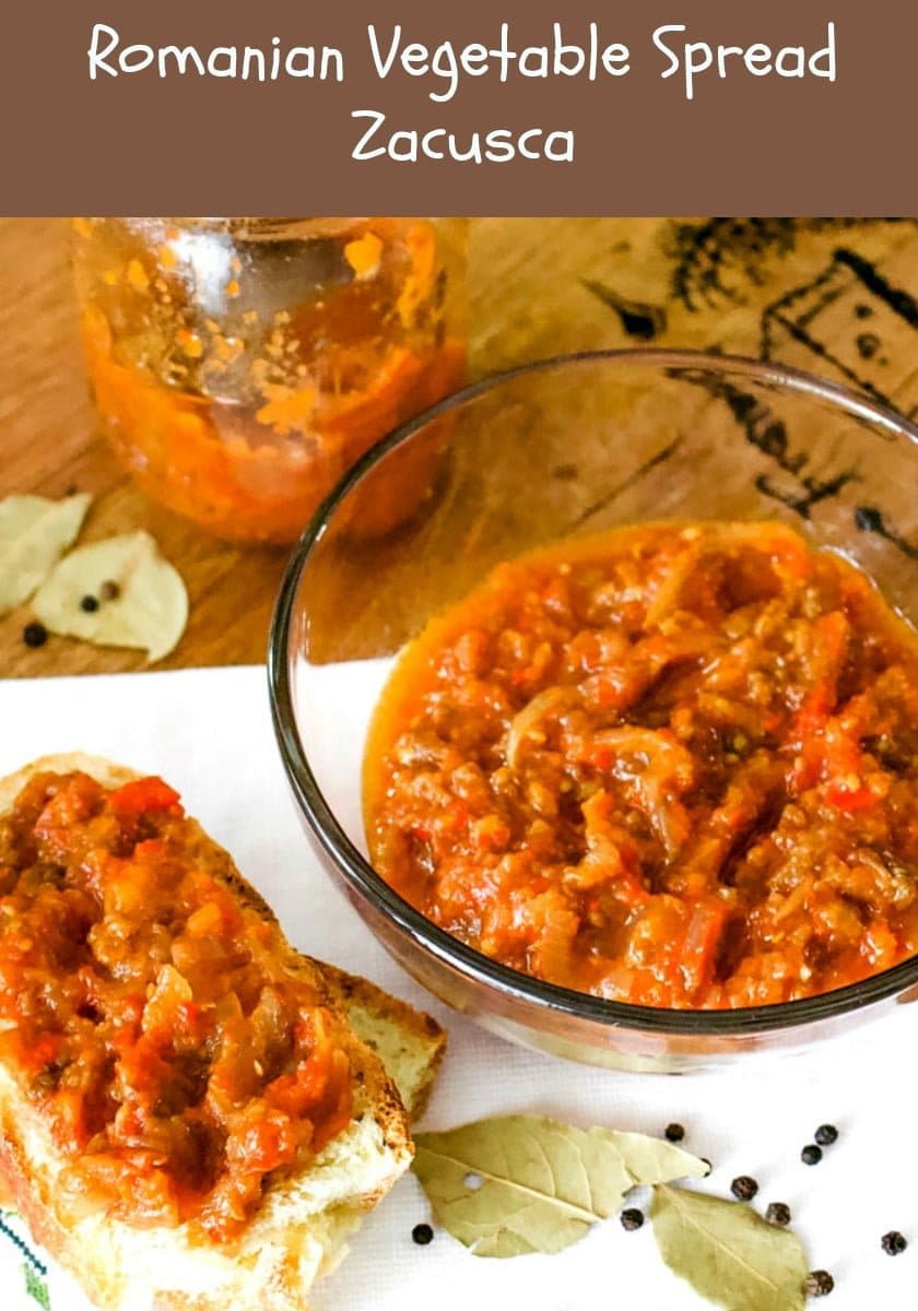 Romanian Vegetable Spread (Zacusca) – The Bossy Kitchen