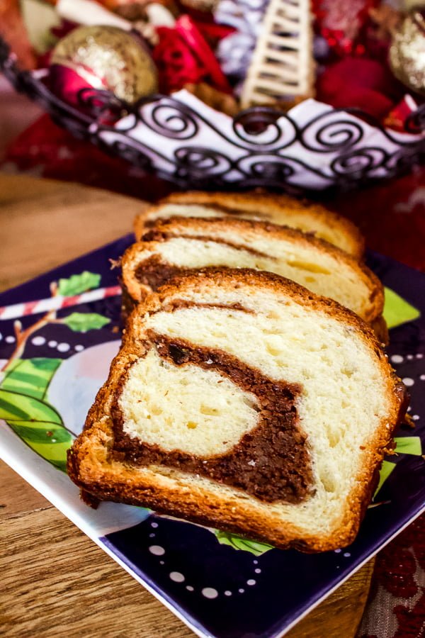 Romanian Traditional Sweet Bread With Walnuts- Cozonac