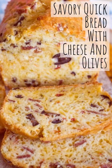 Savory Quick Bread With Cheese And Olives