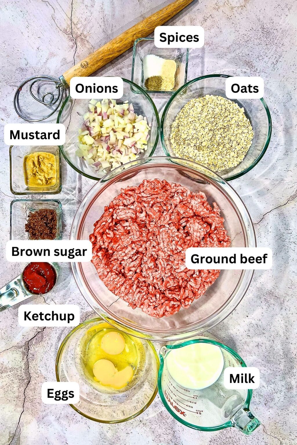 Classic Meatloaf With Oatmeal Recipe- The Bossy Kitchen