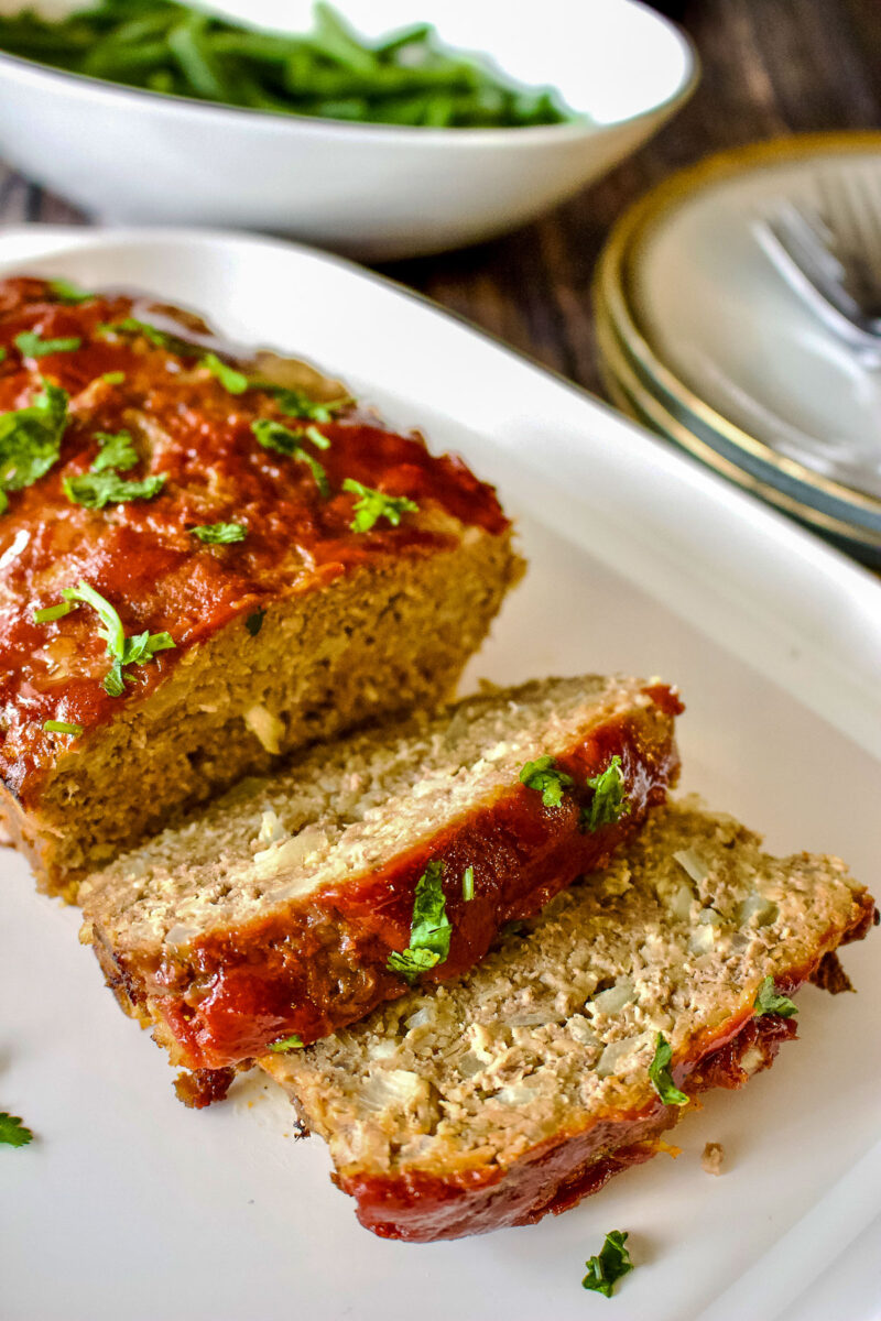 Classic Meatloaf With Oatmeal Recipe- The Bossy Kitchen
