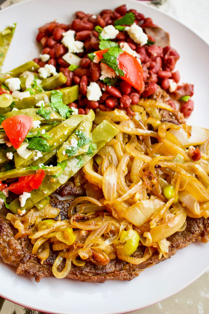Bistec Encebollado (Mexican Style Steak And Onion) – The Bossy Kitchen