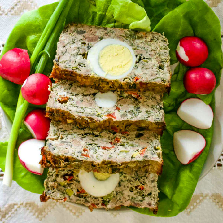 Egg Stuffed Meatloaf (Easter Romanian Recipe) – The Bossy Kitchen