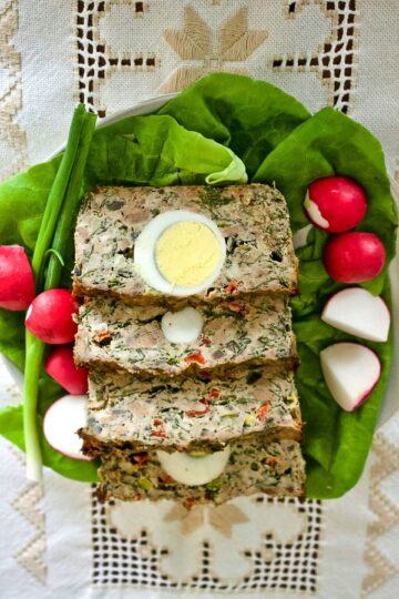 Romanian Easter Meatloaf- The Bossy Kitchen