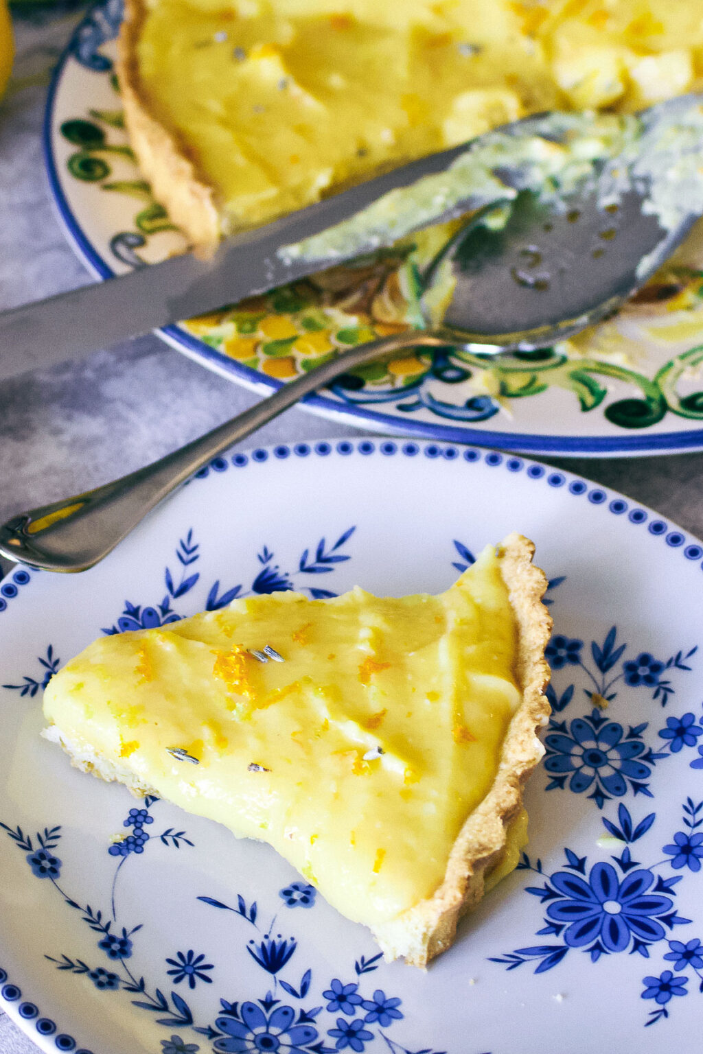 Easy Lavender Lemon Curd Pie – The Bossy Kitchen