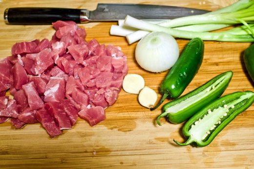 Pork In Green Salsa (Chile Verde)- The Bossy Kitchen