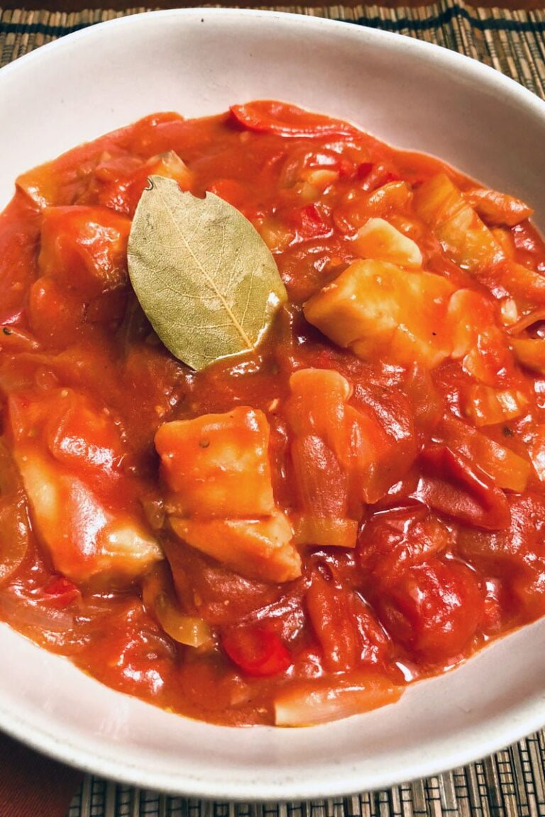 Spanish Cod In Tomato Sauce