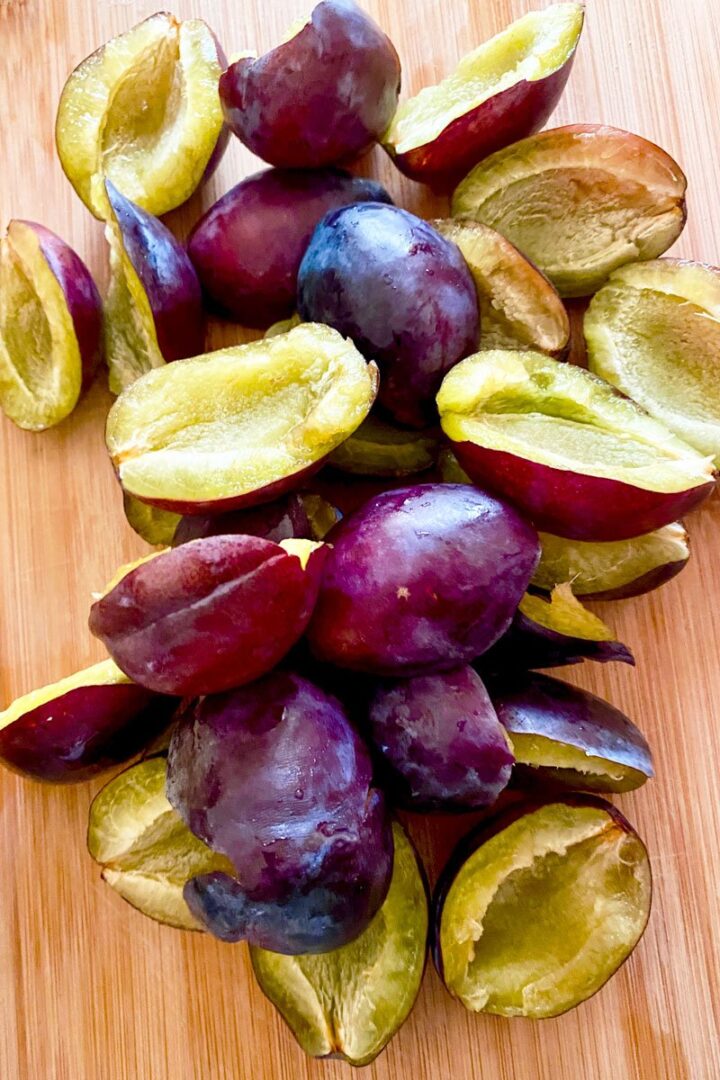 Plum Custard Tart Recipe- The Bossy Kitchen