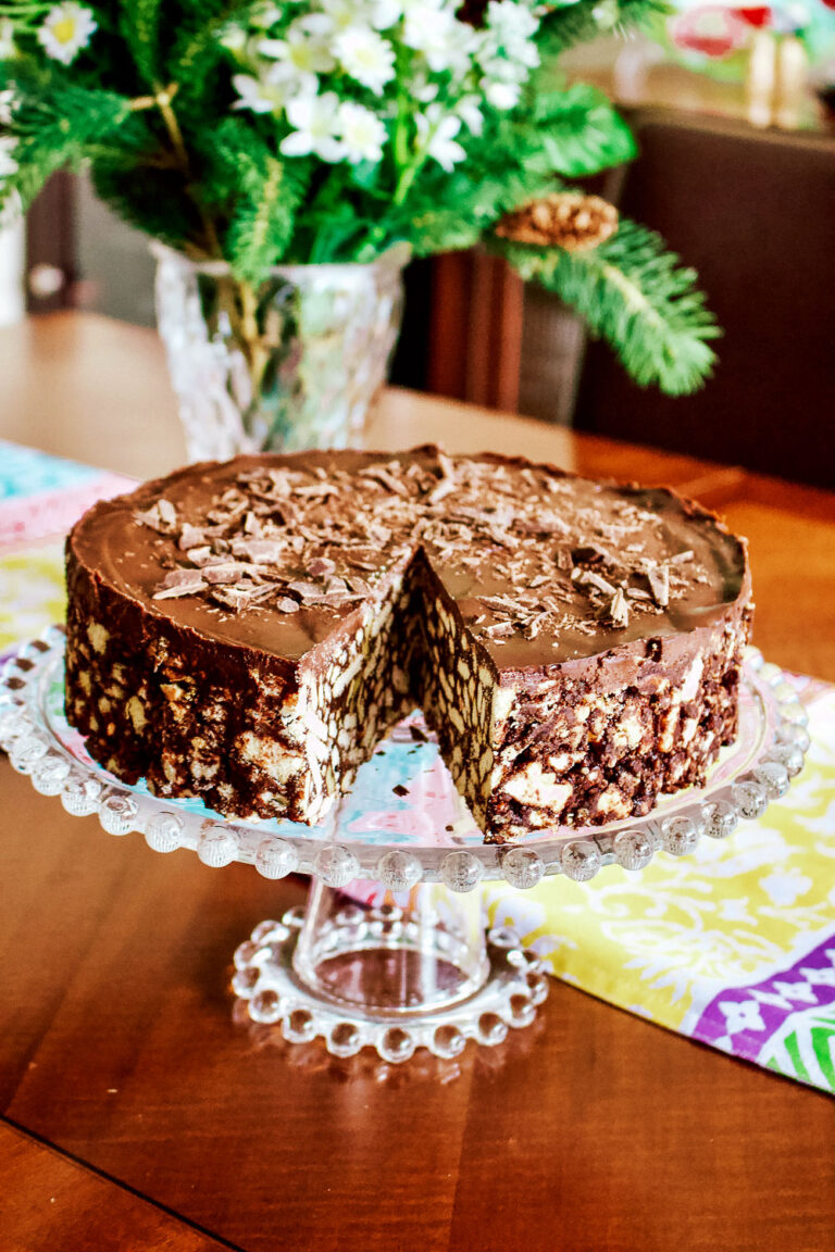 Chocolate Biscuit Cake (No Bake Recipe) – The Bossy Kitchen