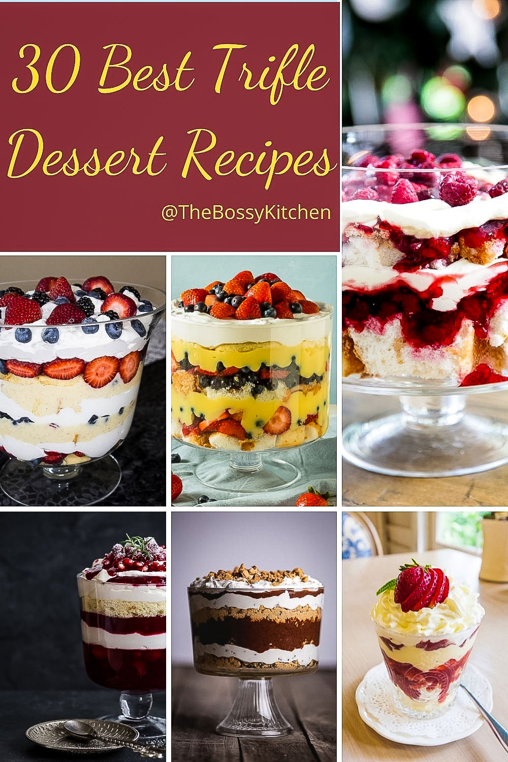 30 Best Trifle Dessert Recipes – The Bossy Kitchen