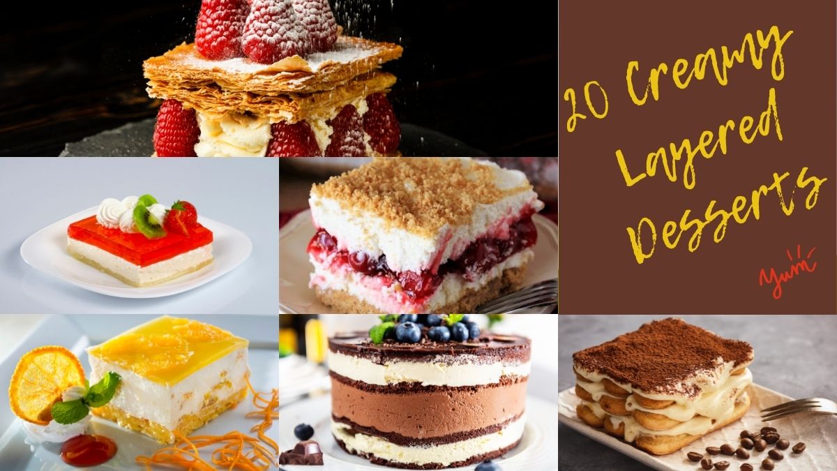20 Creamy Layered Desserts- The Bossy Kitchen