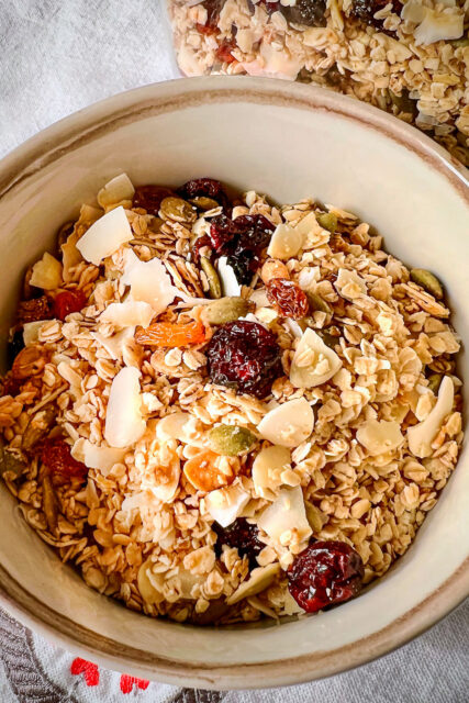 Homemade Granola With Berries – The Bossy Kitchen