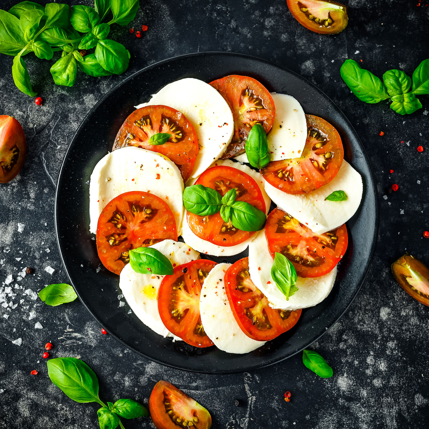 Classic Caprese Salad- The Bossy Kitchen