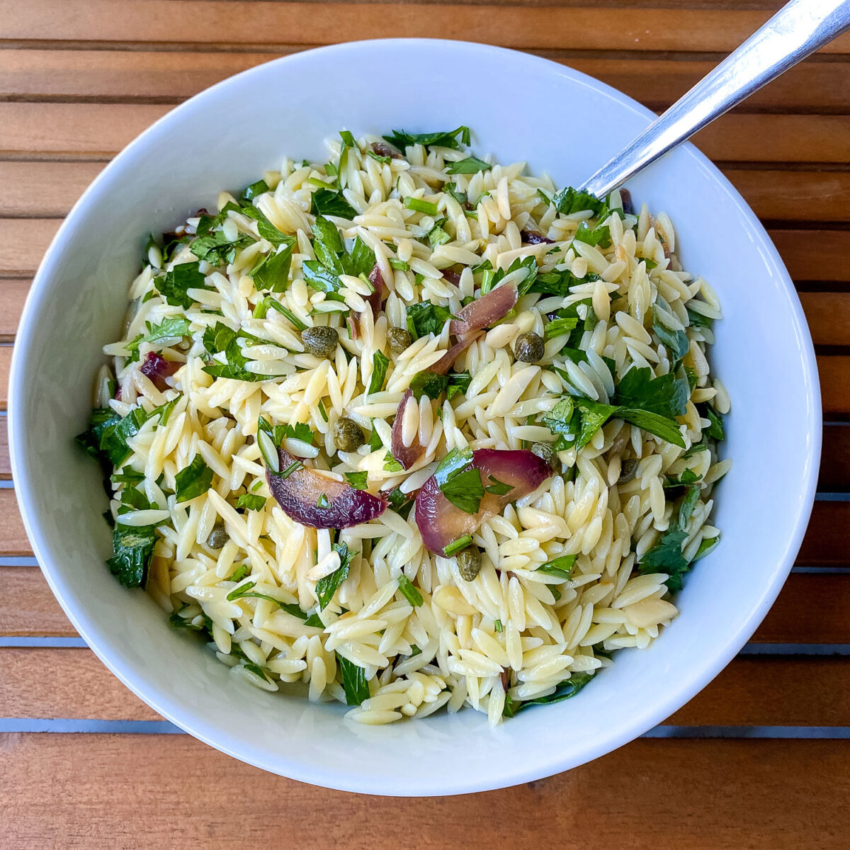 Easy Orzo Pasta Salad – The Bossy Kitchen