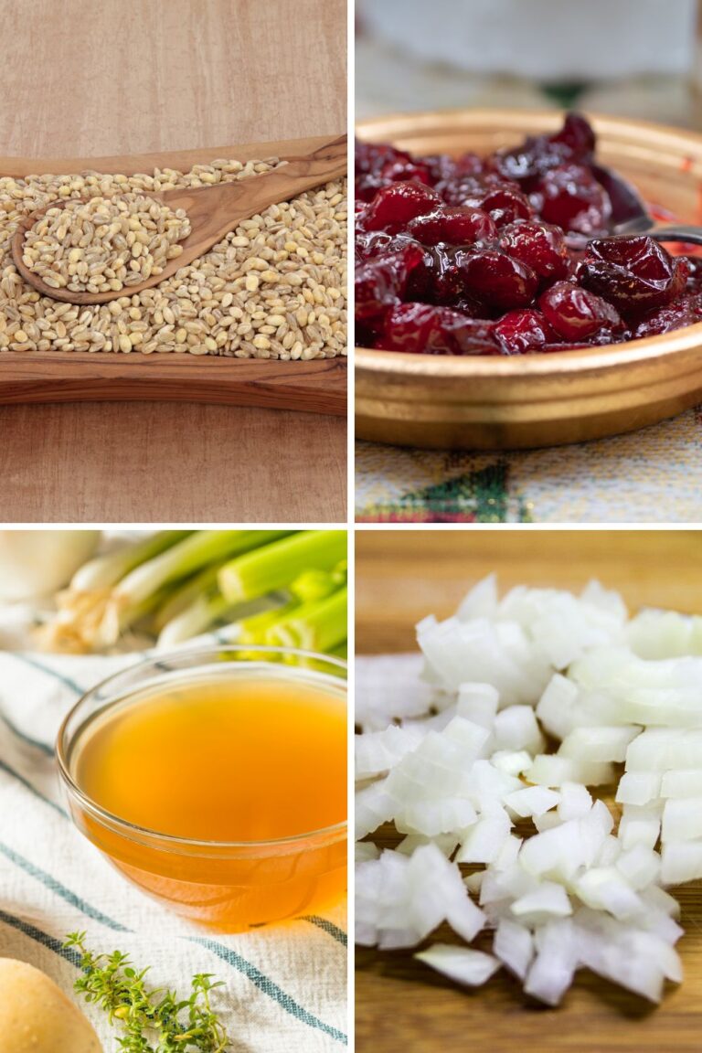 Pearl Barley Cranberry Pilaf In Instant Pot