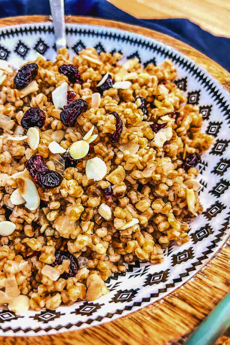 Pearl Barley Cranberry Pilaf In Instant Pot – The Bossy Kitchen