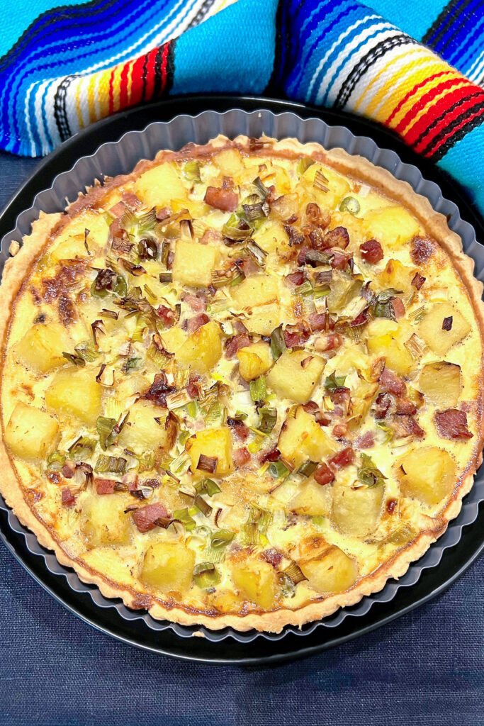 Ham And Potato Quiche – The Bossy Kitchen