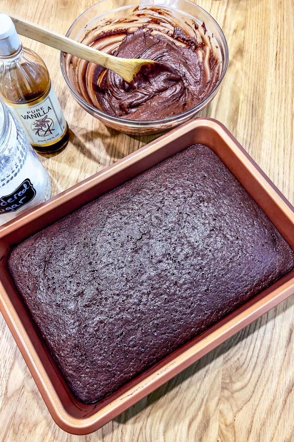 Wacky Cake (Chocolate Depression Cake) Recipe – The Bossy Kitchen