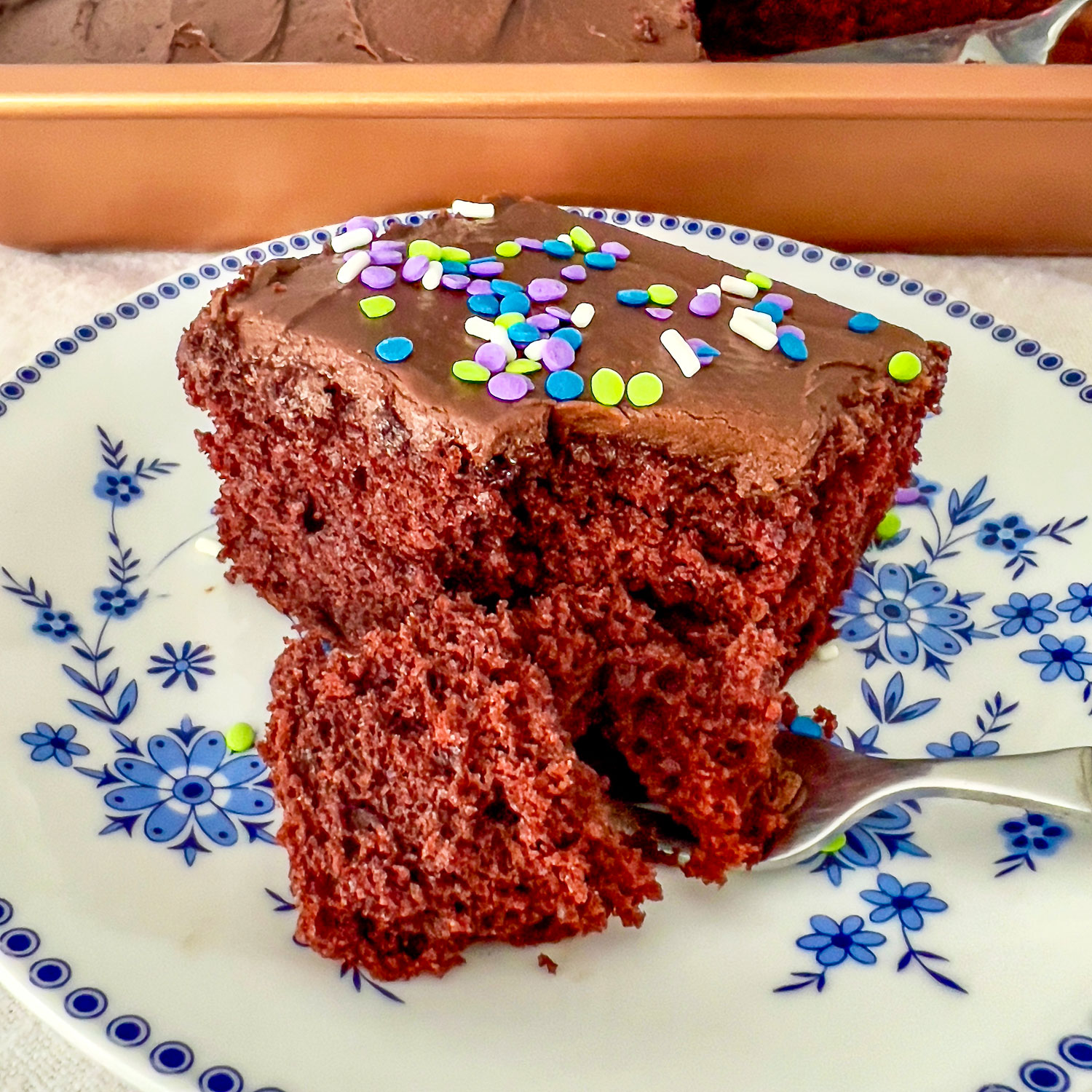 Wacky Cake (Chocolate Depression Cake) Recipe – The Bossy Kitchen