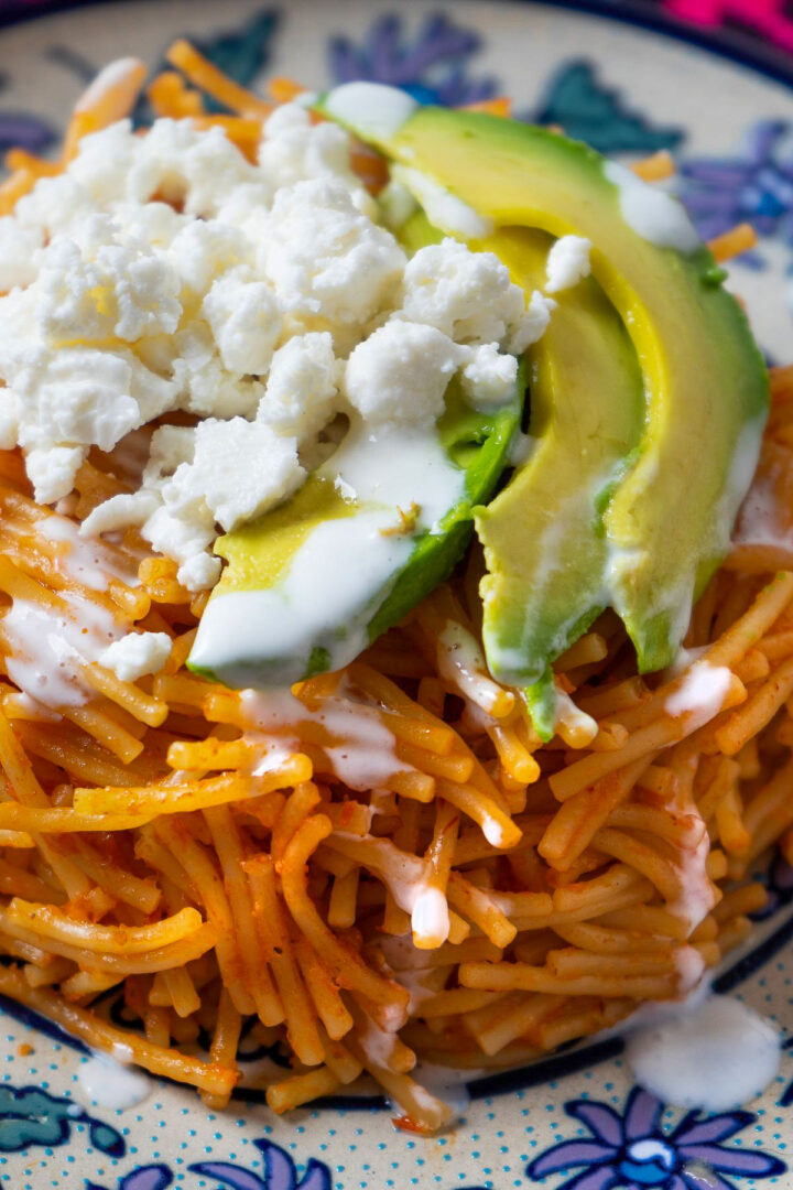 Sopa Seca De Fideos (Mexican Dry Soup) - The Bossy Kitchen