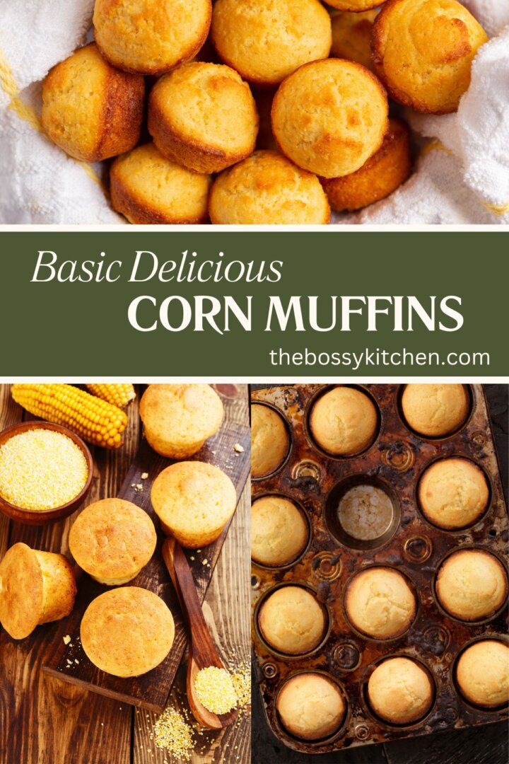 Basic Corn Muffins (Quick And Easy) – The Bossy Kitchen